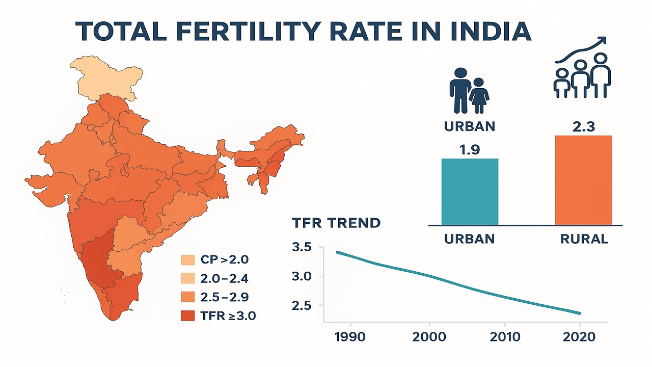 Total Fertility Rate in India: Understanding the Numbers vs Reality ...