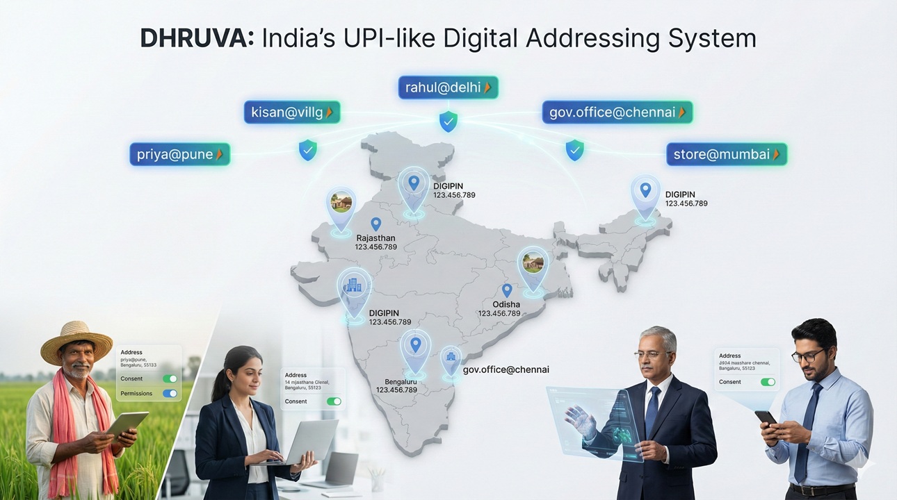 DHRUVA: India’s UPI-like Digital Addressing System | Akka IAS